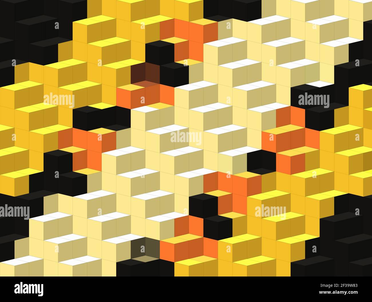 Illustration of All Things Yellow Stock Photo - Alamy