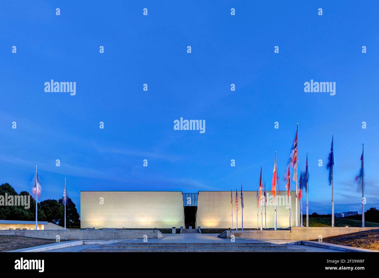 Caen (north-western France): the Caen Memorial Museum, dedicated to the ...