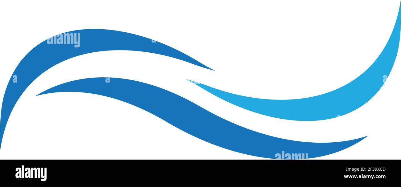 Water wave logo vector icon illustration design Stock Vector Image ...