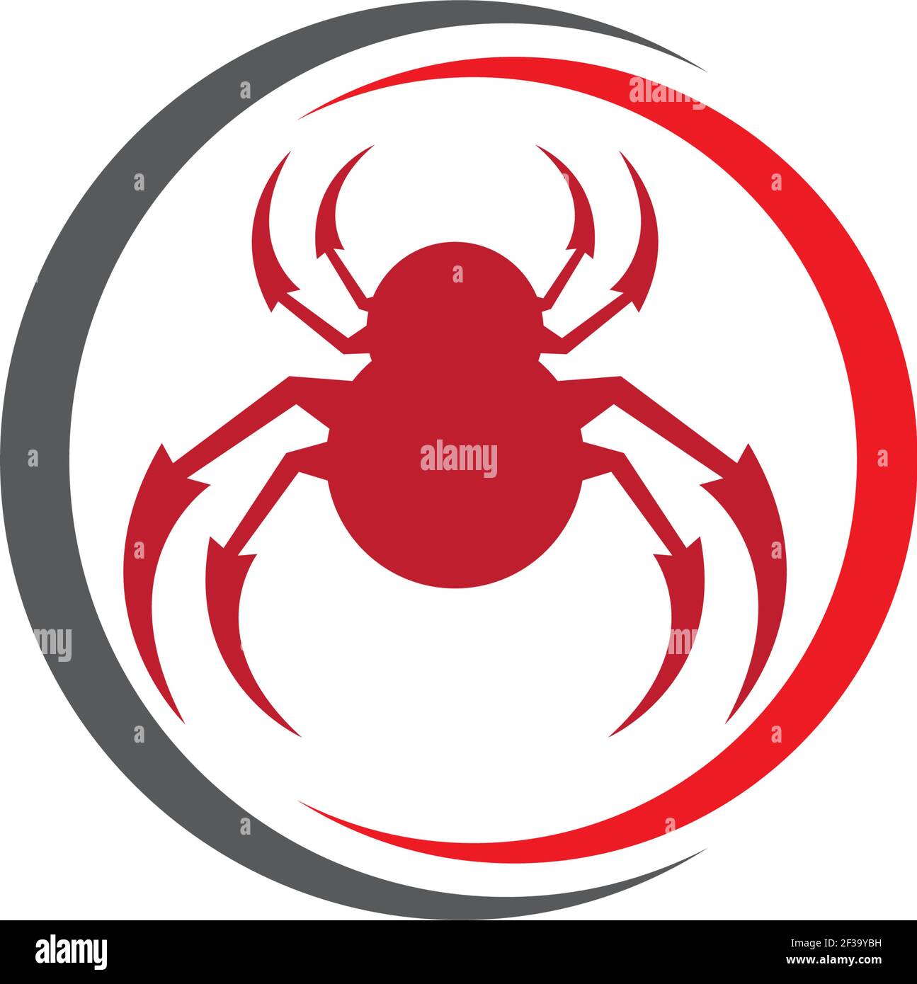 Spider logo template vector icon illustration design Stock Vector Image ...