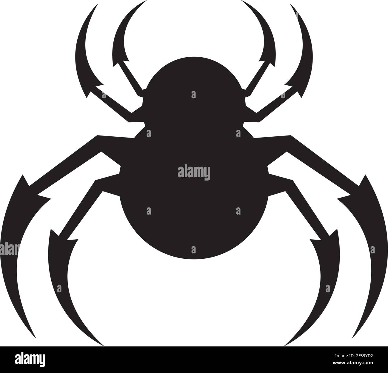 Spider logo template vector icon illustration design Stock Vector Image ...