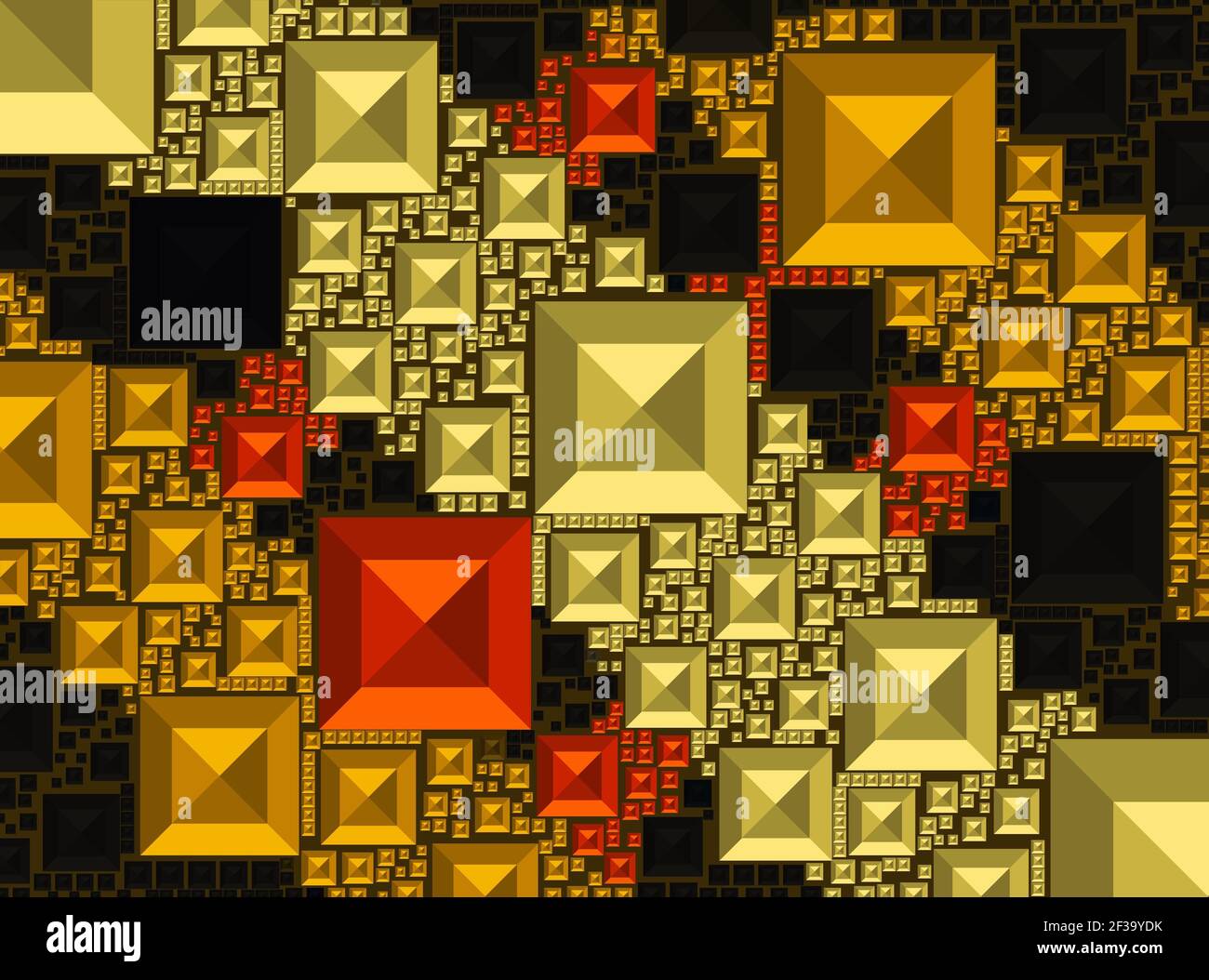 Illustration of All Things Yellow Stock Photo - Alamy