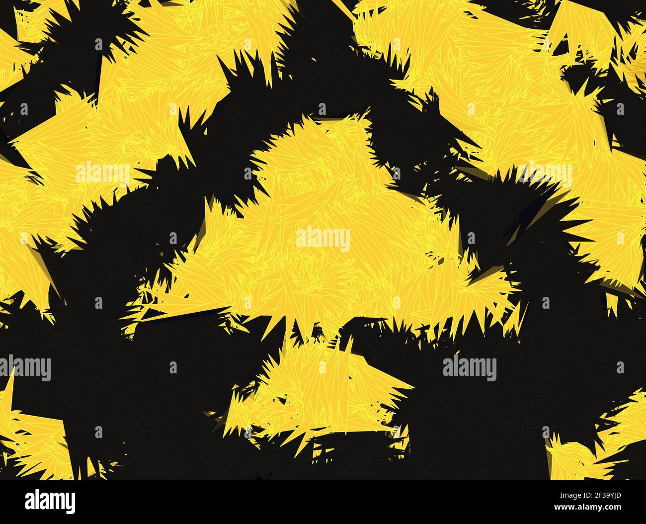 Illustration of All Things Yellow Stock Photo - Alamy