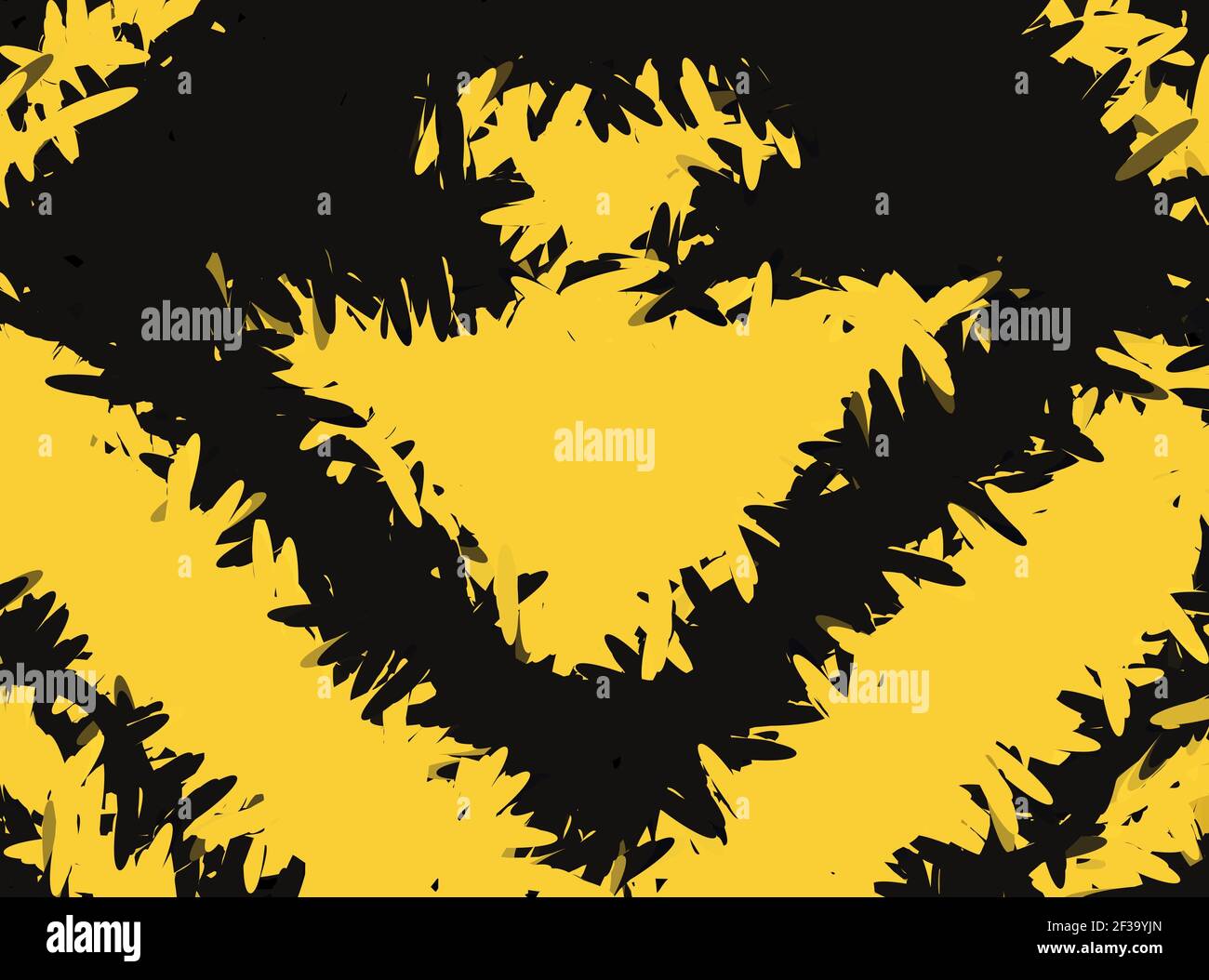 Illustration of All Things Yellow Stock Photo - Alamy