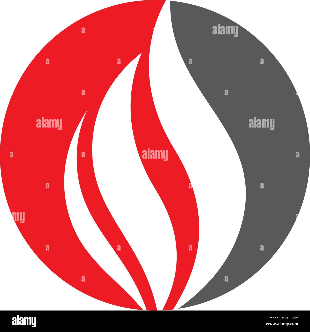 Fire flame logo template vector icon Oil, gas and energy logo concept ...