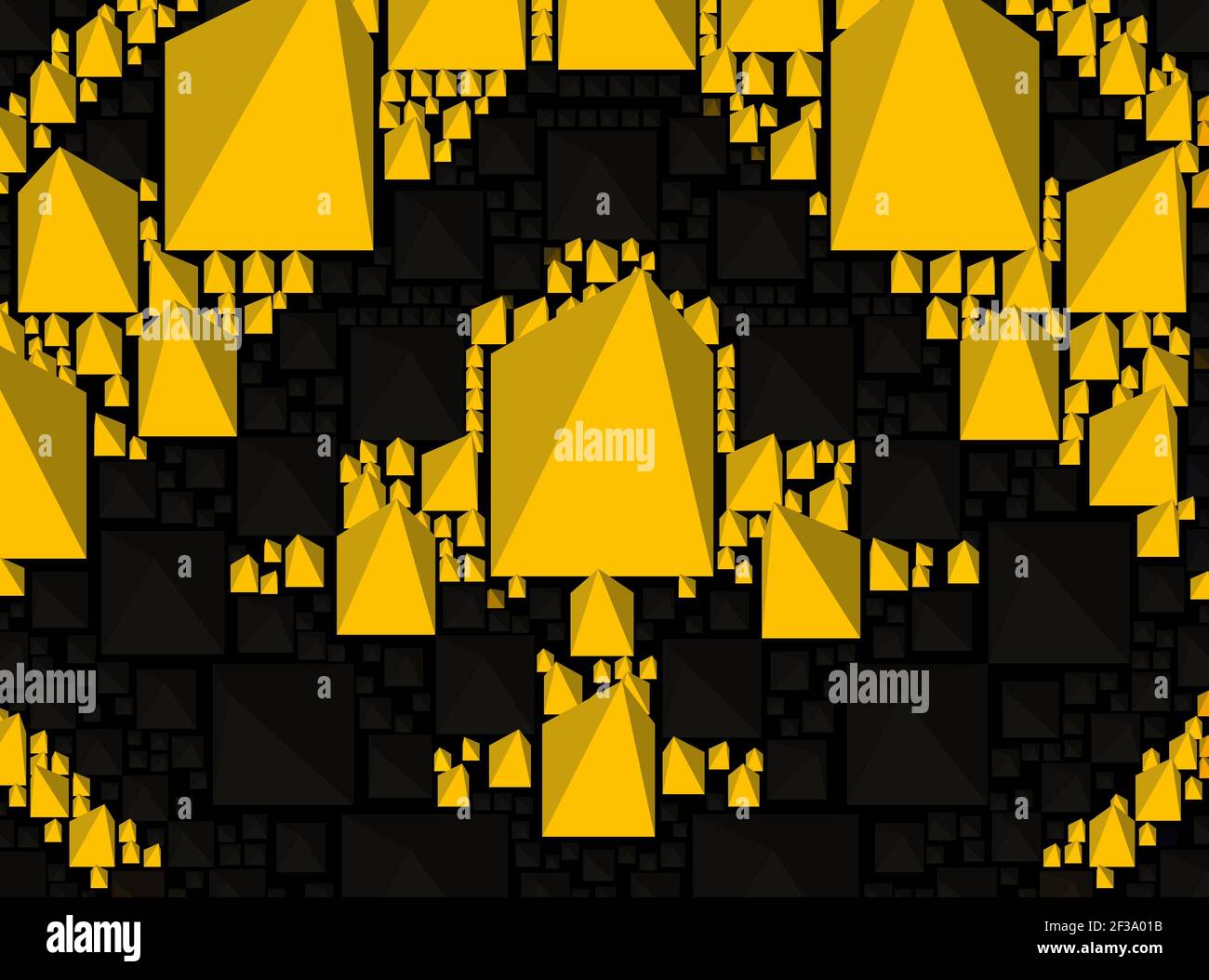 Illustration of All Things Yellow Stock Photo - Alamy