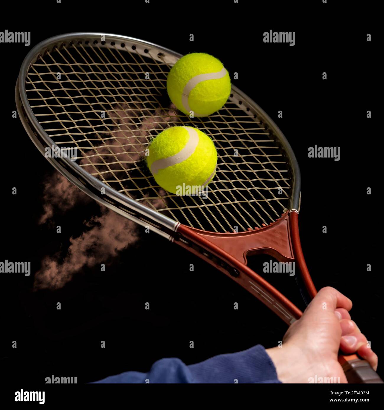 Orange yellow isolated tennis ball hi-res stock photography and images ...