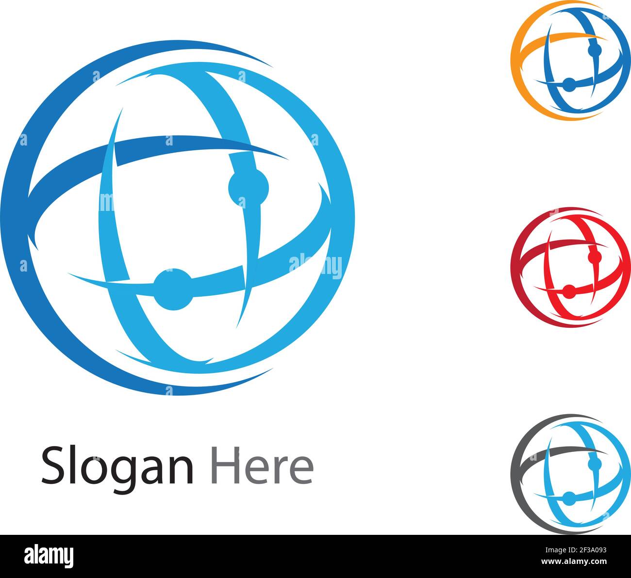 Wire world logo template vector icon illustration design Stock Vector ...