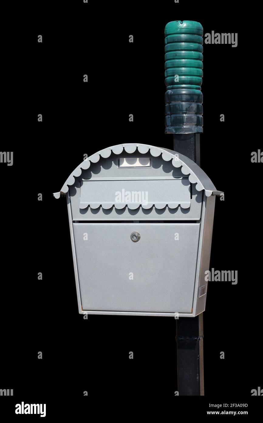 Silver postbox hi-res stock photography and images - Alamy
