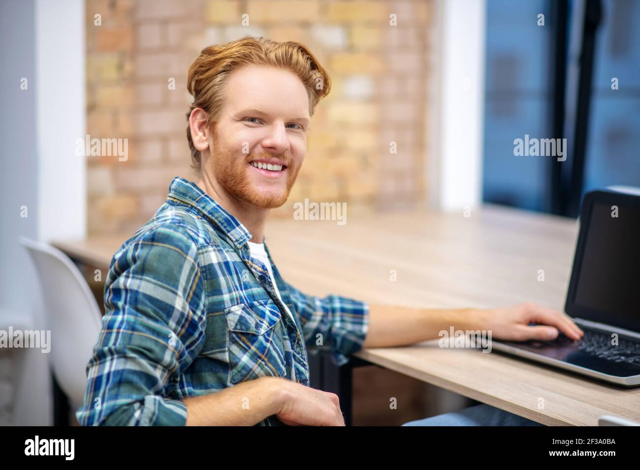Happy man ginger hi-res stock photography and images - Alamy