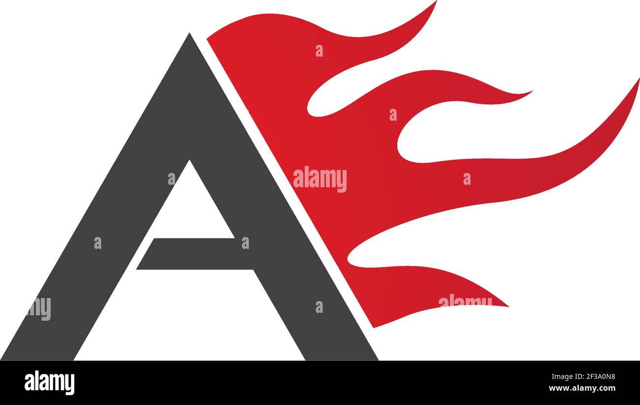 Fire flame logo template vector icon Oil, gas and energy logo concept ...