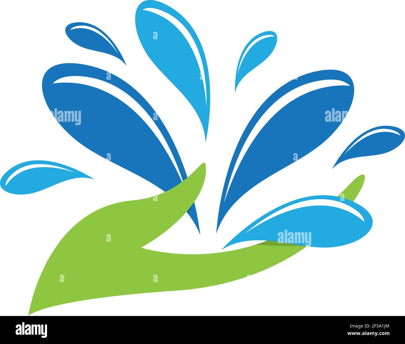 Water Splash logo vector icon illustration design Stock Vector Image ...