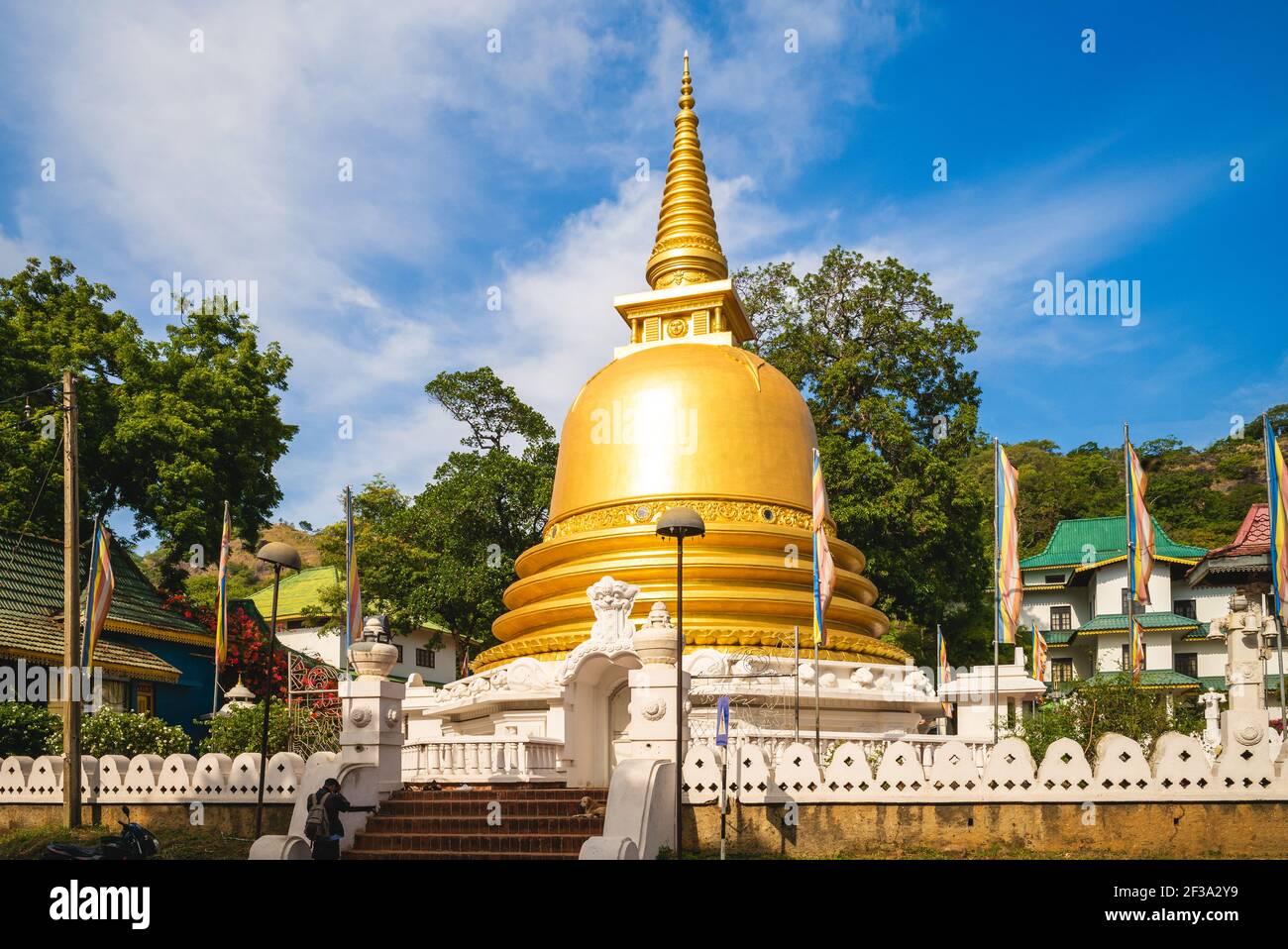 Sath Paththini Devalaya of dambulla golden temple in dambulla, sri ...