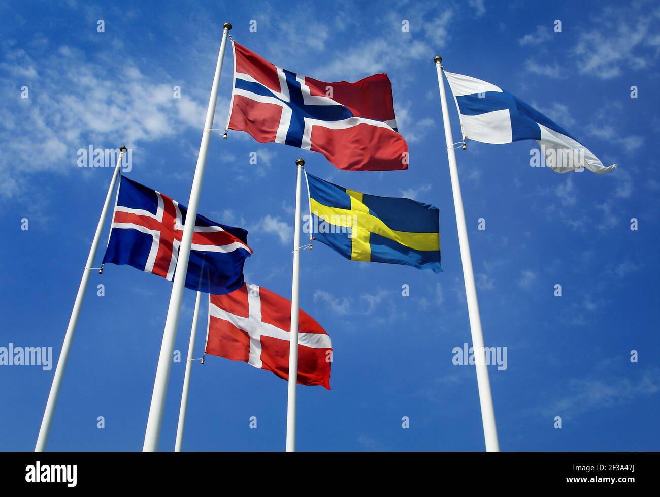 Swedish danish norwegian finnish flag hi-res stock photography and ...