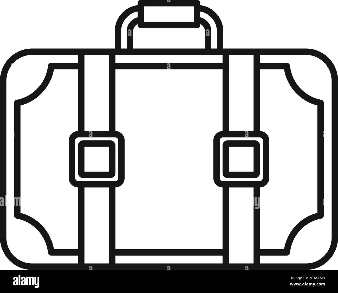 Travel suitcase icon, outline style Stock Vector Image & Art - Alamy