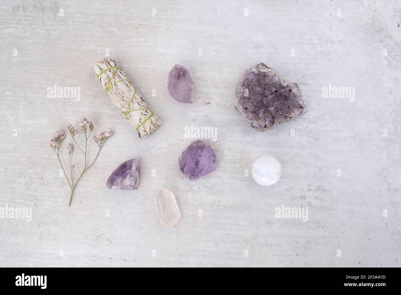 A collection of healing products laid out in the composition Stock ...
