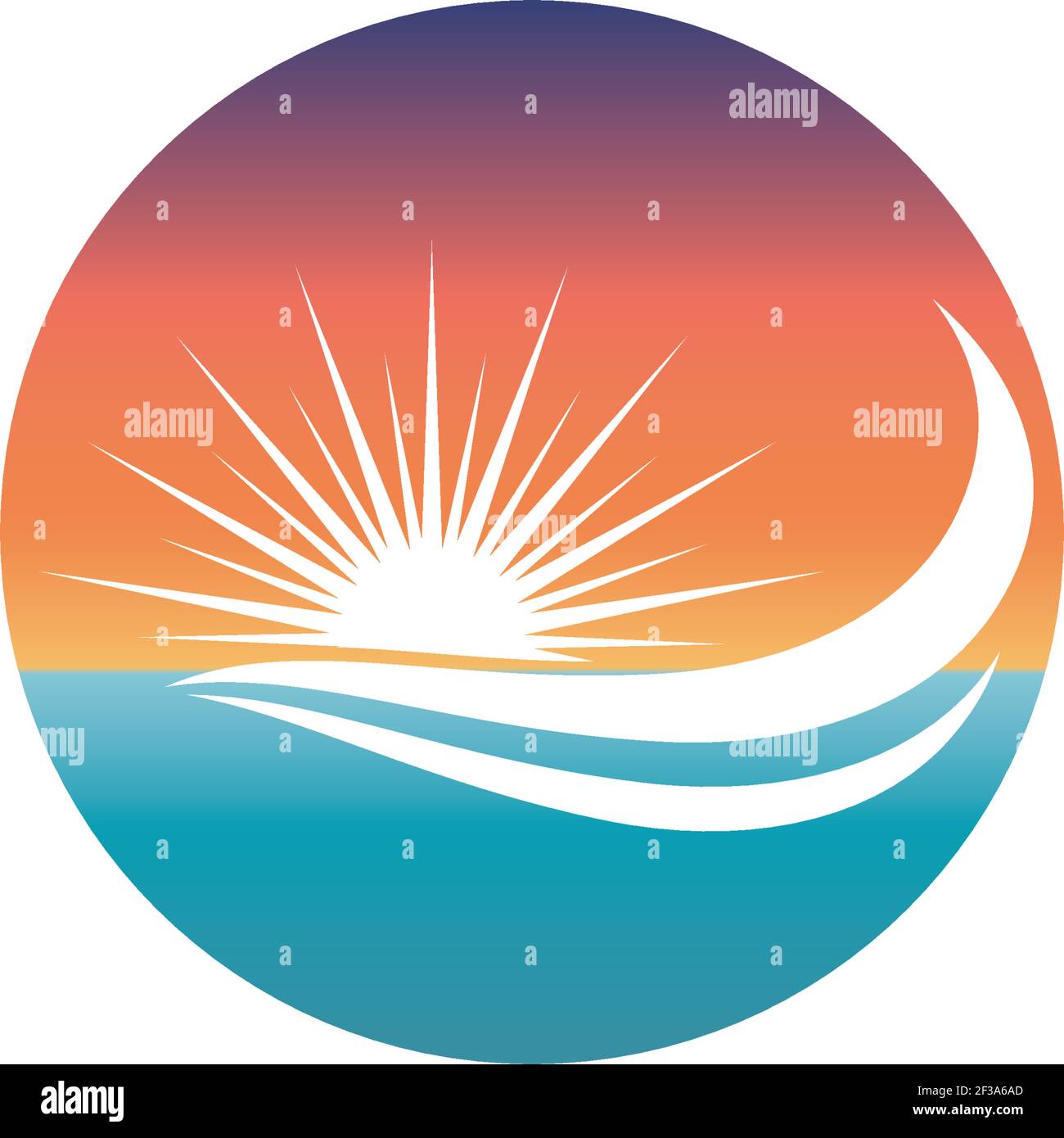 Water wave logo vector icon illustration design Stock Vector Image ...