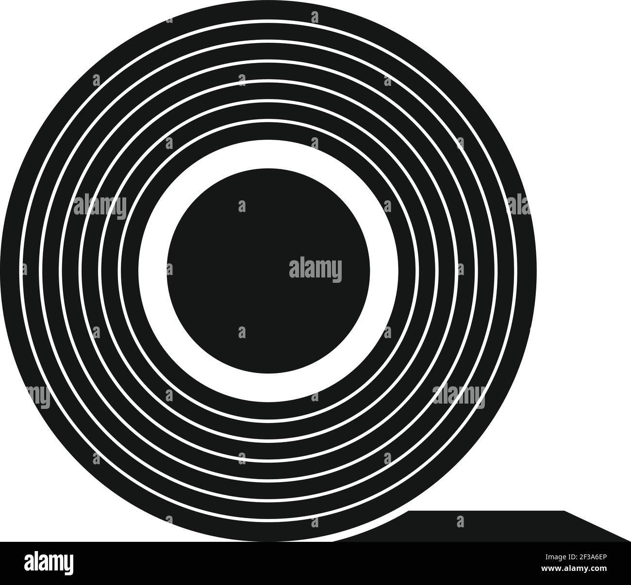 Sticky tape icon simple Cut Out Stock Images & Pictures - Alamy