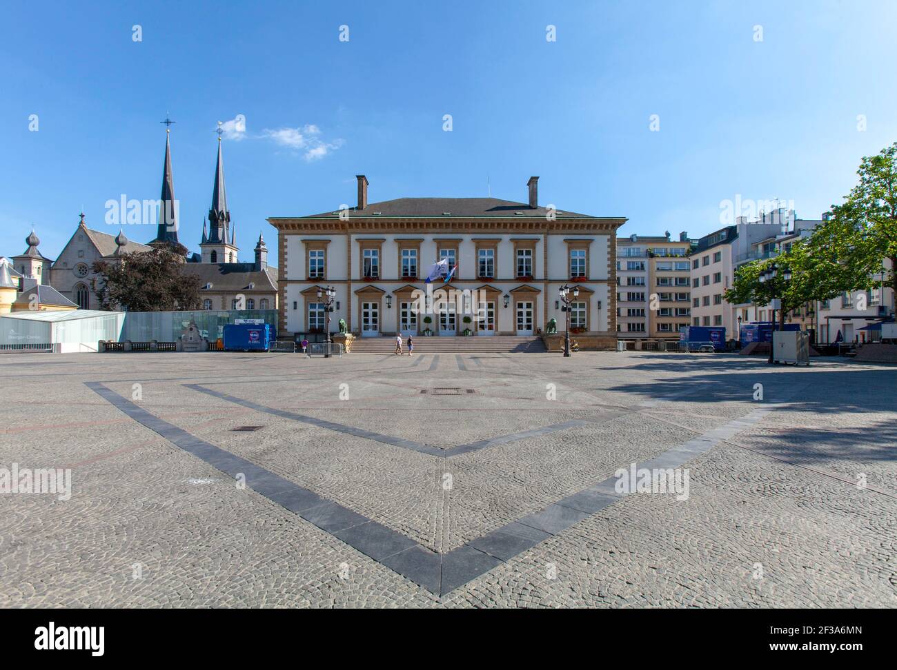 Luxembourg Place Guillaume Ii High Resolution Stock Photography and ...