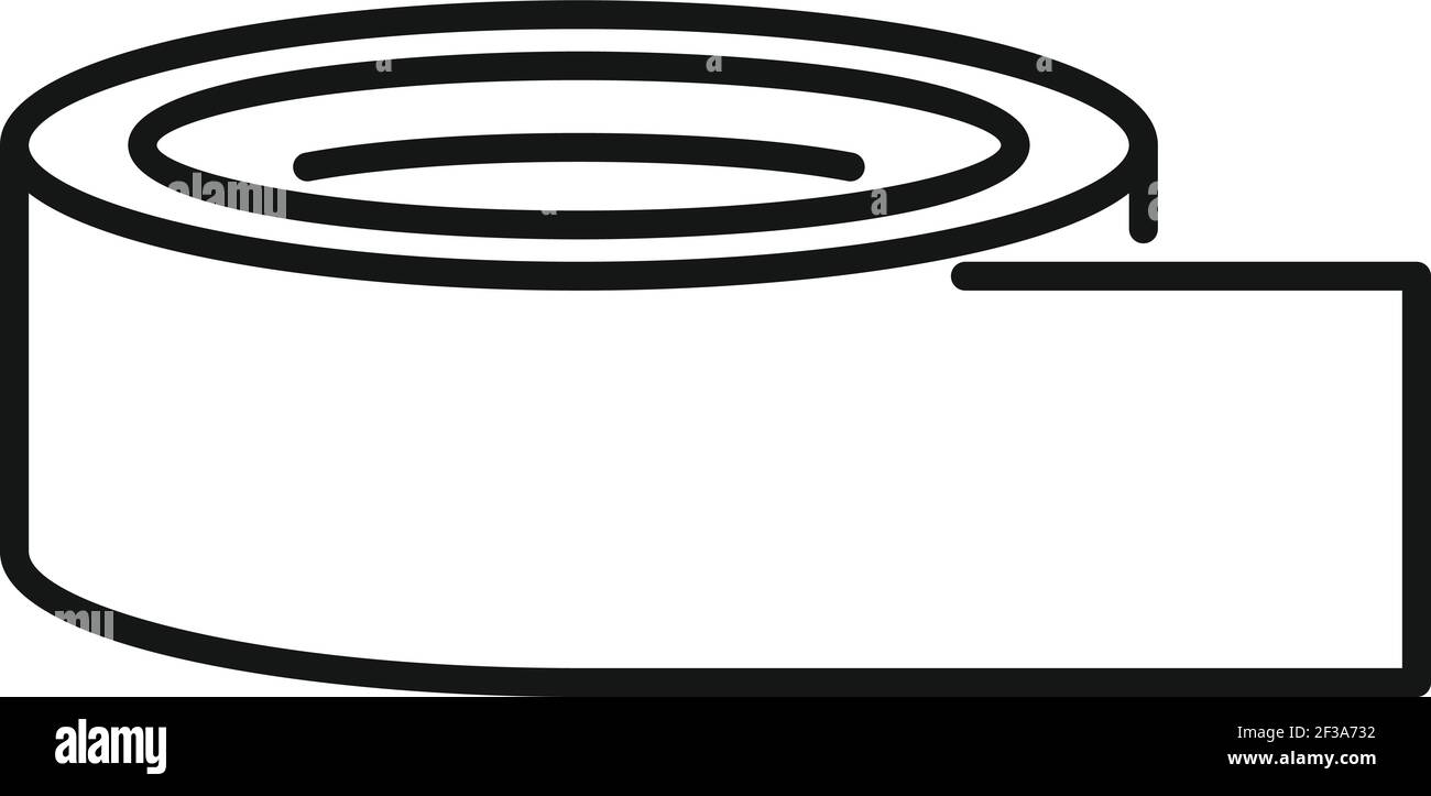 Office tape icon, outline style Stock Vector Image & Art - Alamy