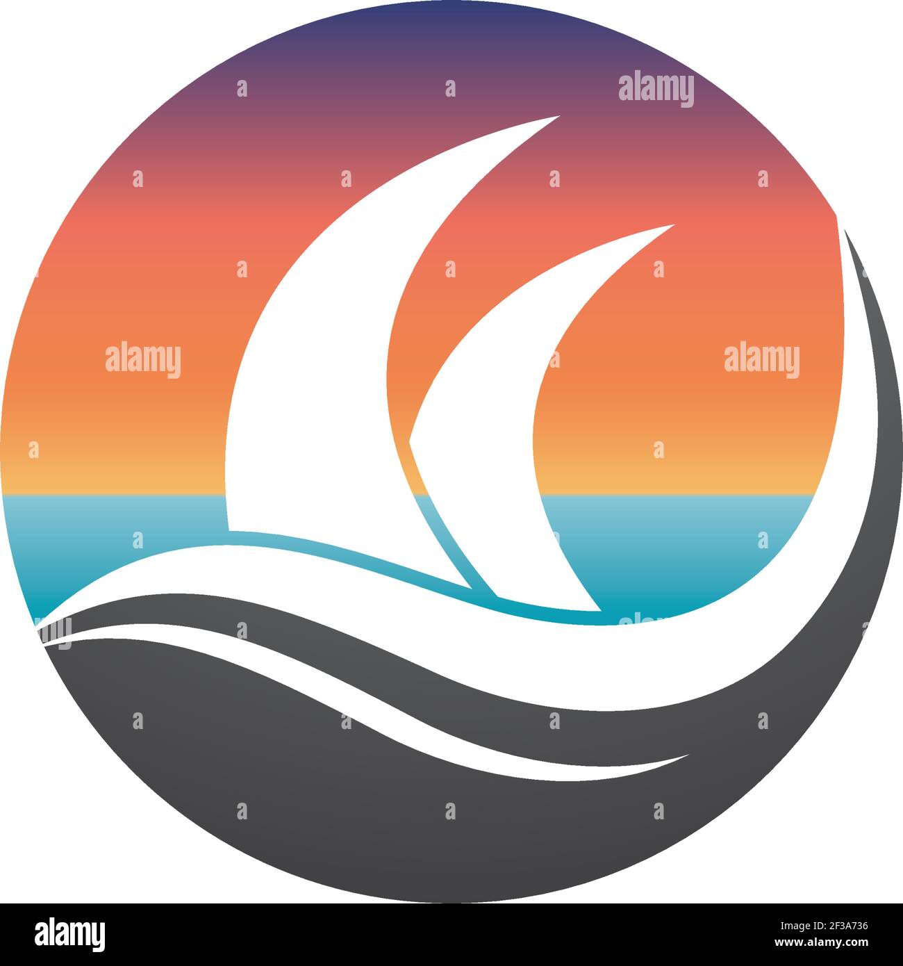 Cruise ship logo template vector icon illustration design Stock Vector ...