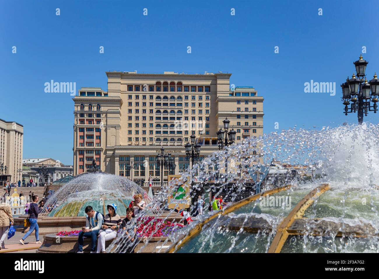 Red square moscow view hotel national hi-res stock photography and ...