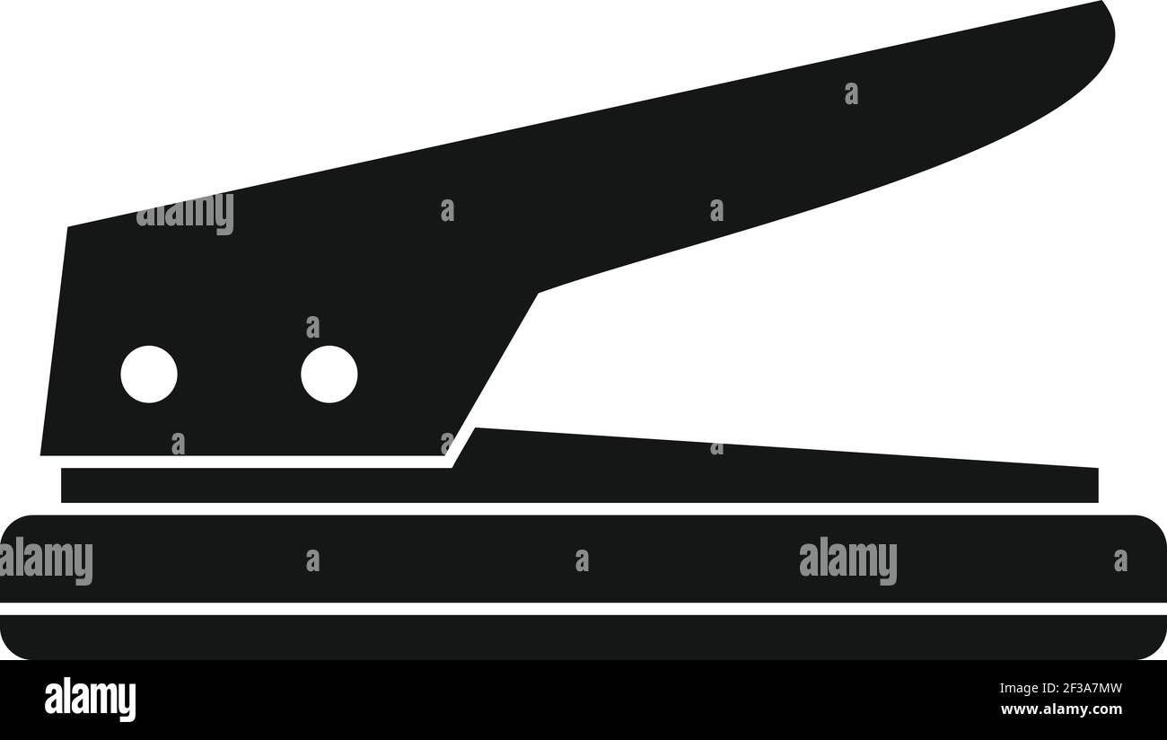 Hole punch icon, simple style Stock Vector Image & Art - Alamy