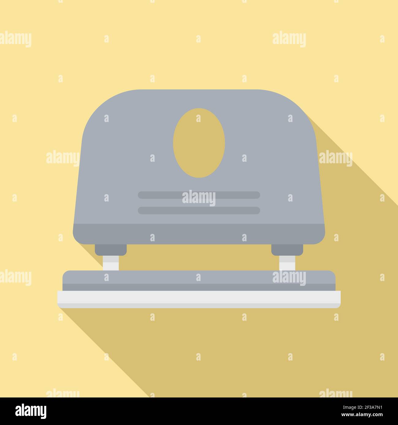 Paper hole puncher icon, flat style Stock Vector Image & Art - Alamy