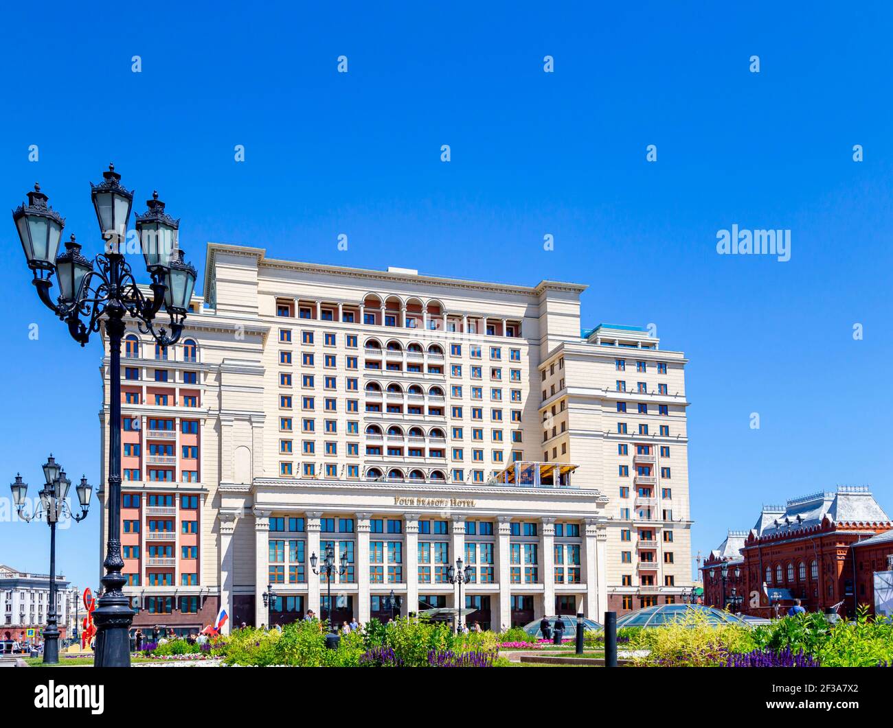 Red square moscow view hotel national hi-res stock photography and ...