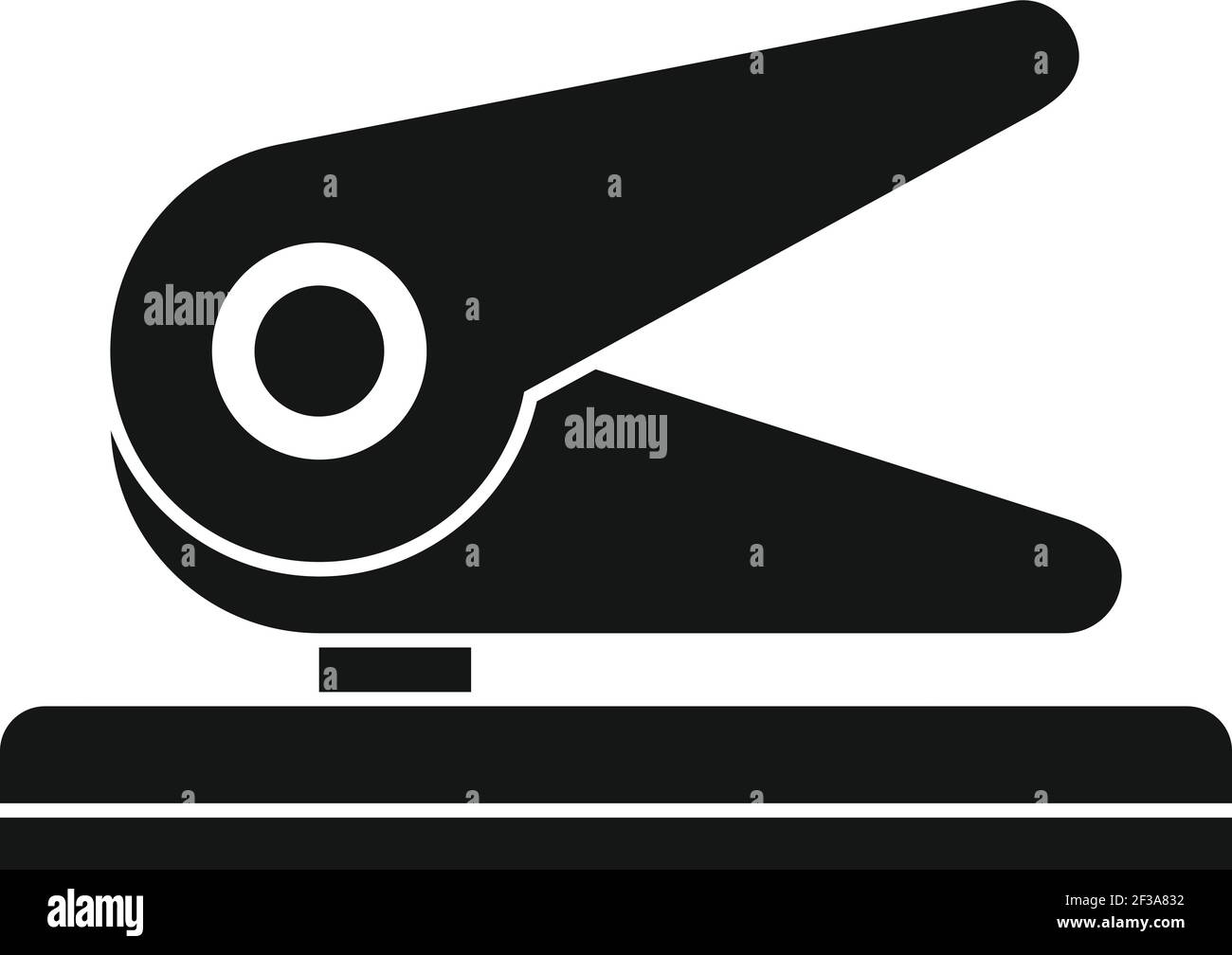 Paper punch icon, simple style Stock Vector Image & Art - Alamy