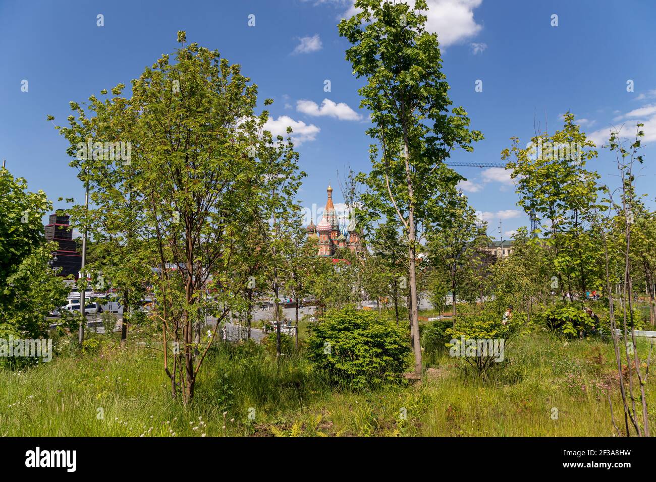 Zaryadye Park-- urban park located near Red Square in Moscow, Russia ...
