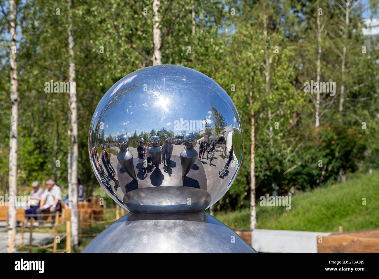 Zaryadye Park-- urban park located near Red Square in Moscow, Russia ...