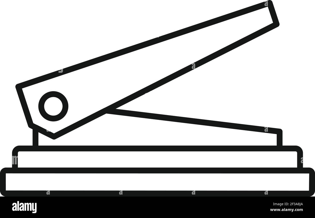 Sheet metal punch machine symbol hi-res stock photography and images ...