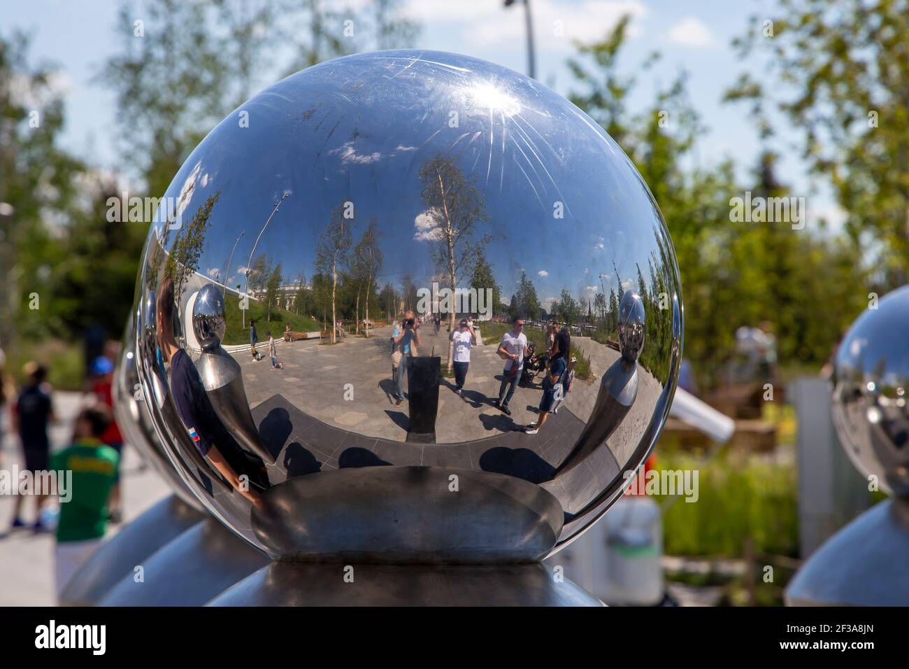 Zaryadye Park-- urban park located near Red Square in Moscow, Russia ...