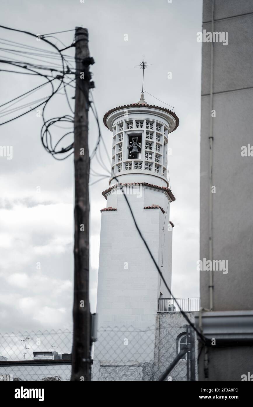 Church bell tower Stock Photo - Alamy