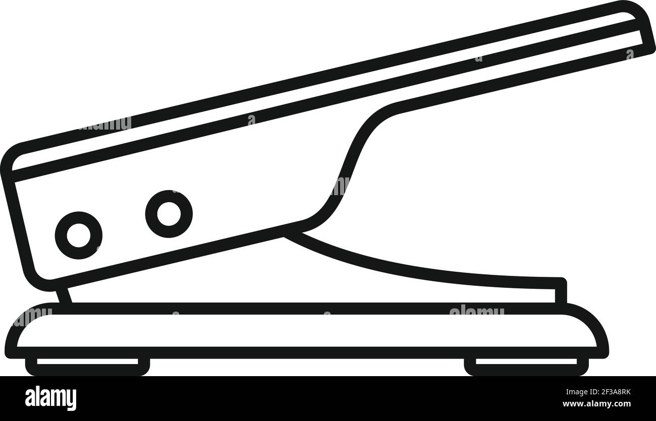 Stapler icon, outline style Stock Vector Image & Art - Alamy