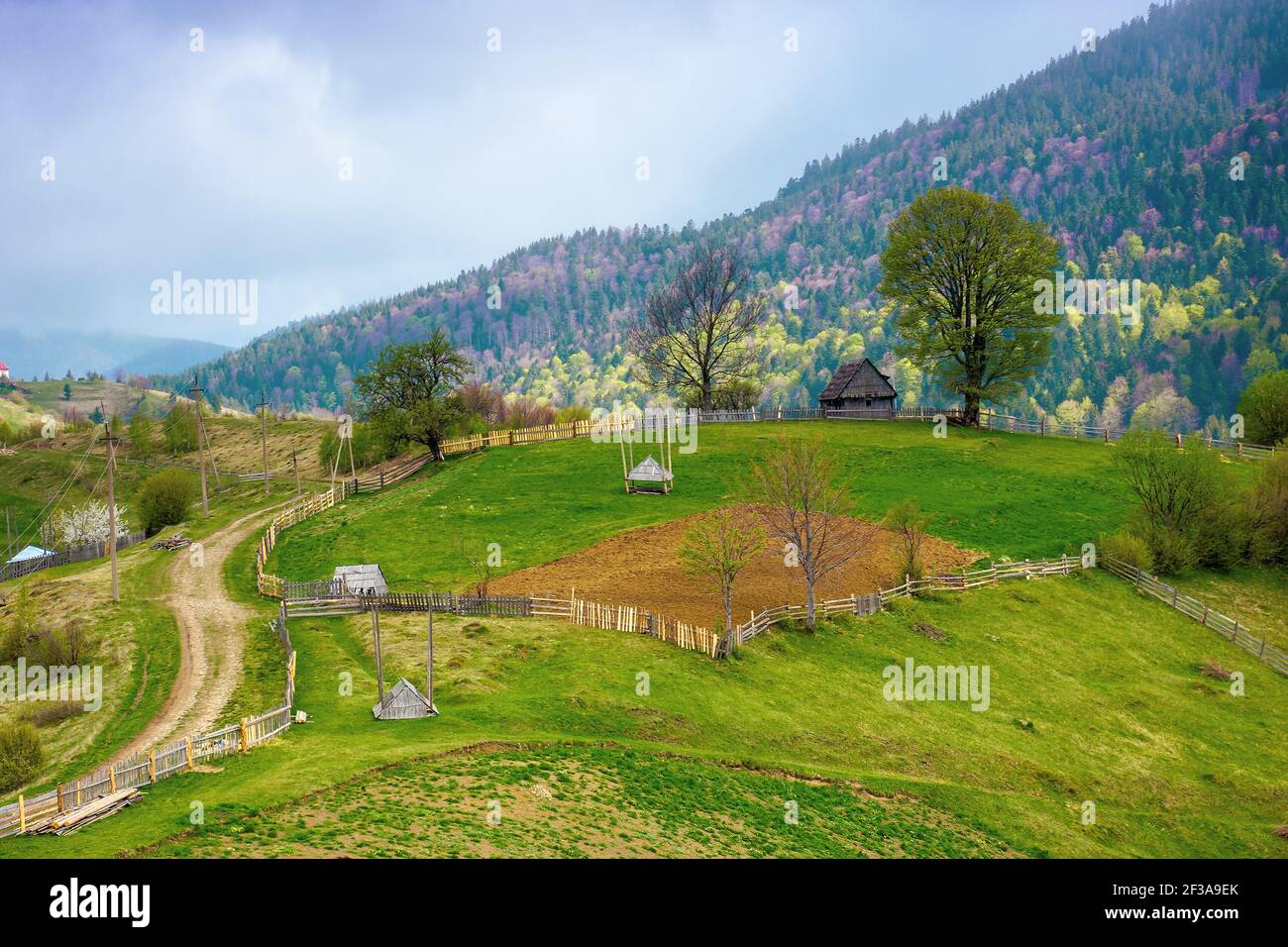 Ukrainian village in spring rural hi-res stock photography and images ...