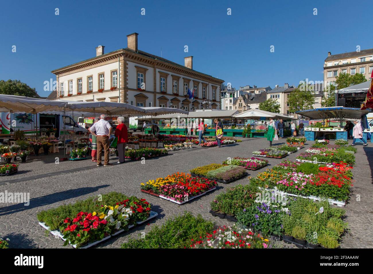 Luxembourg city luxembourg place guillaume hi-res stock photography and ...