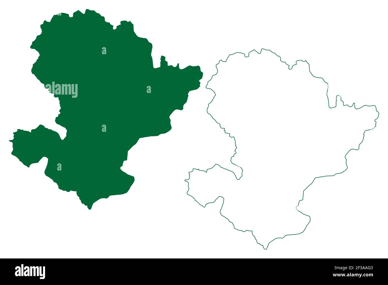 Jashpur district (Chhattisgarh State, Surguja division, Republic of ...