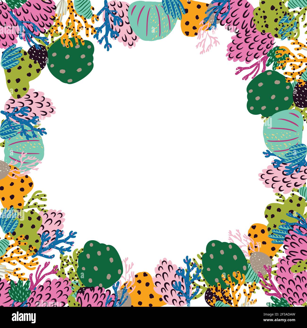Water border plants Stock Vector Images - Alamy