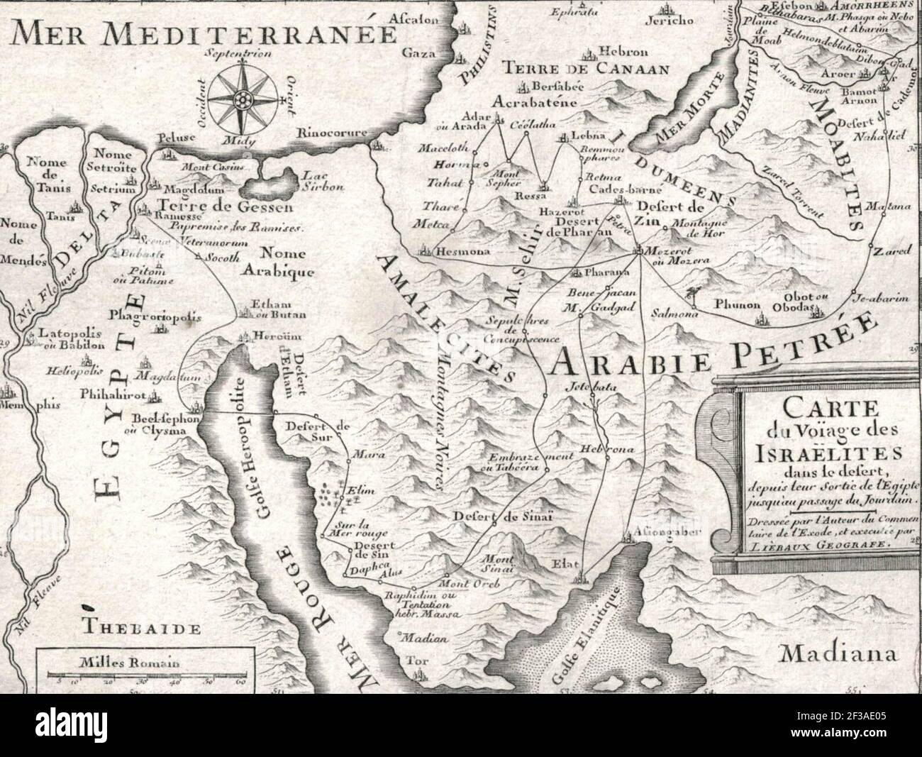 Israelites exodus desert hi-res stock photography and images - Alamy
