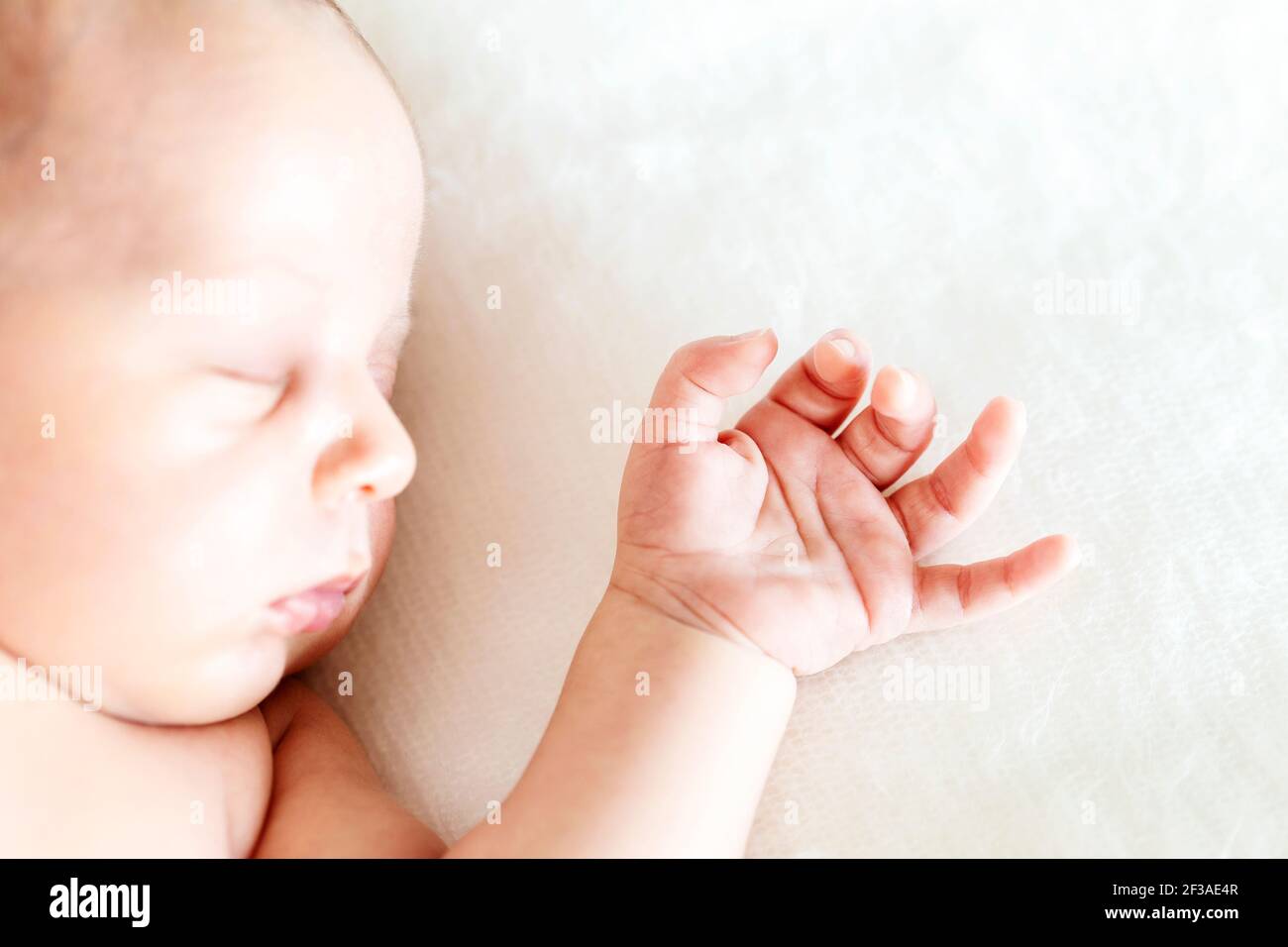 Newborn baby hand hi-res stock photography and images - Alamy