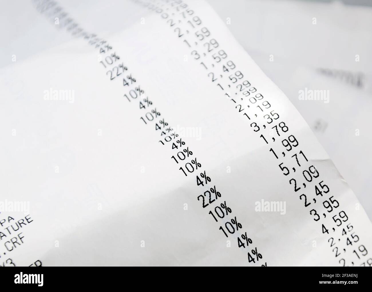Cash receipt paper hi-res stock photography and images - Alamy