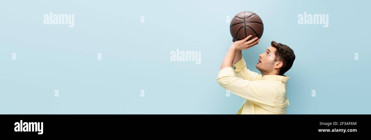 Basketball shot side view hi-res stock photography and images - Alamy