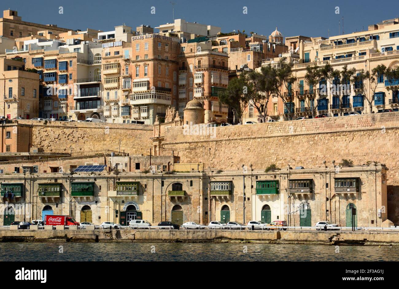 The docks at Grand Harbour. Valletta. Malta Stock Photo - Alamy