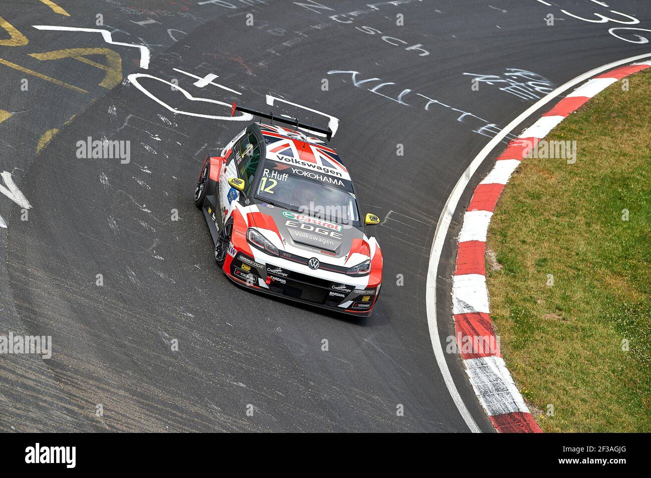 12 HUFF Rob, (GRB), SLR VW Motorsport, Volkswagen Golf Gti TCR, action ...