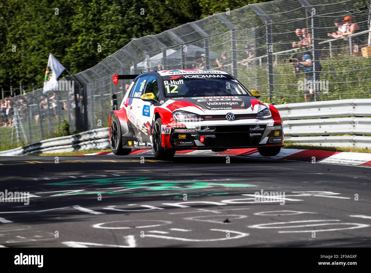 12 HUFF Rob, (GRB), SLR VW Motorsport, Volkswagen Golf Gti TCR, action ...