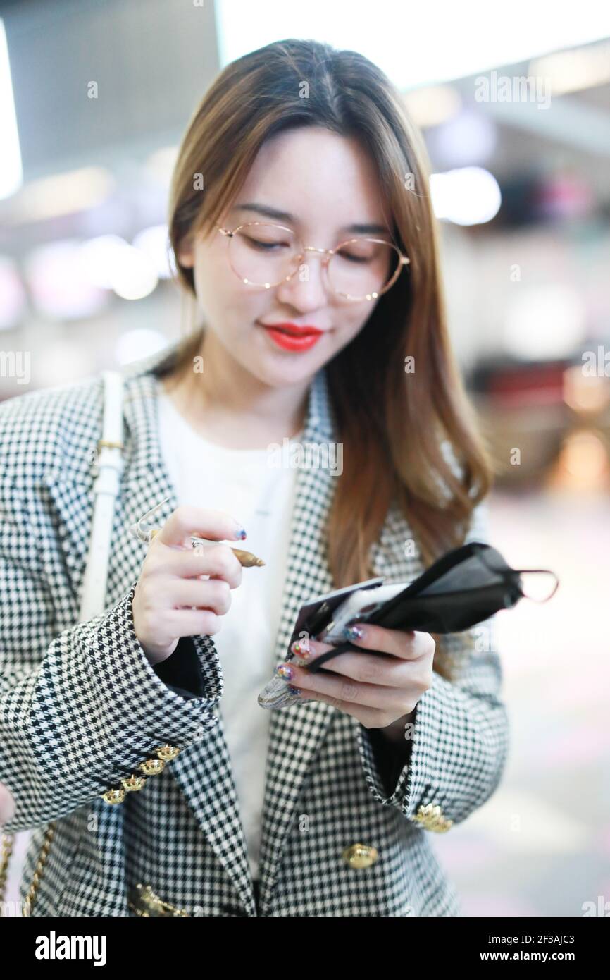 Chinese singer and actress Jin Sha, better known as Kym, arrives in an ...