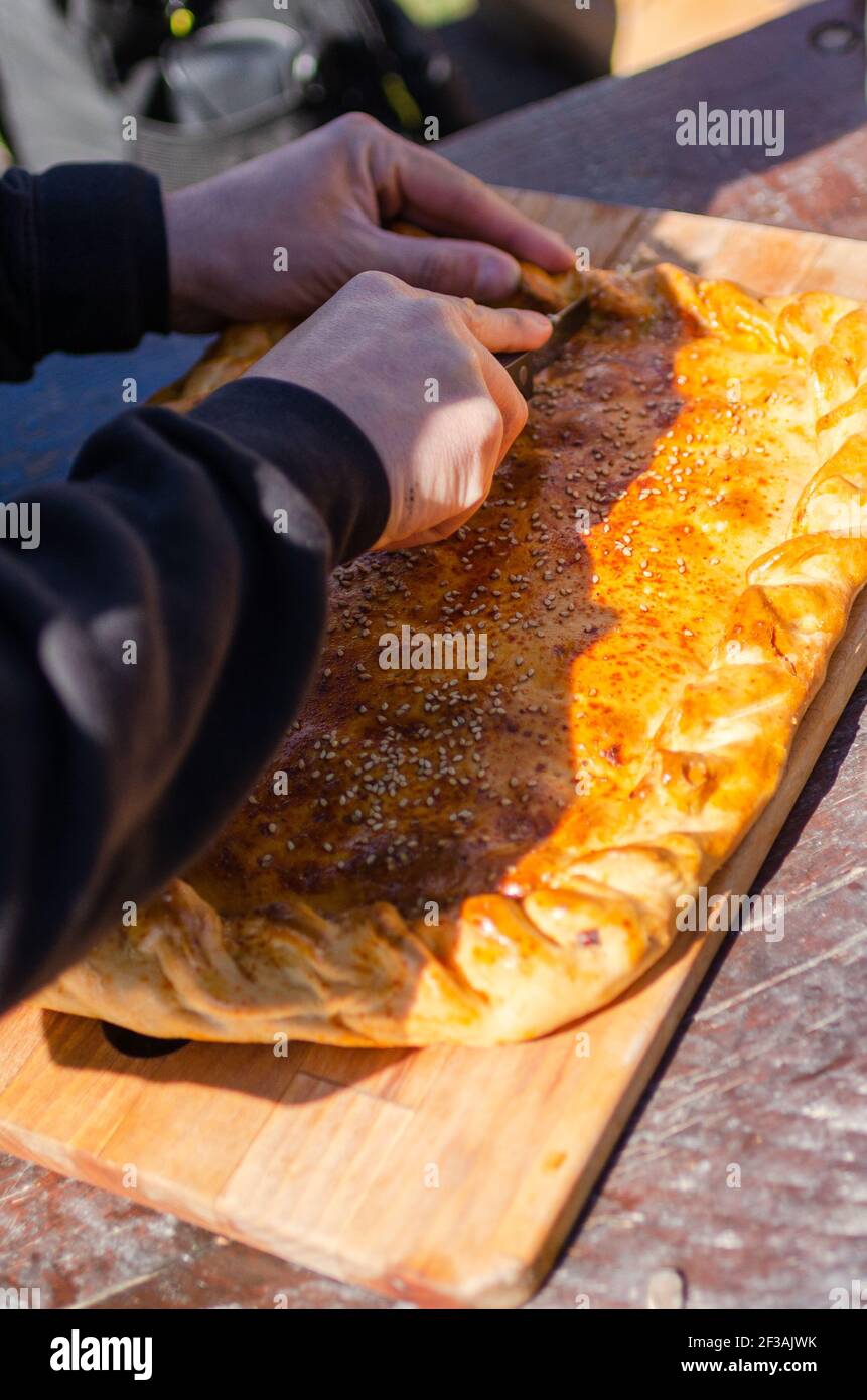 Traditional galician empanada filled hi-res stock photography and ...