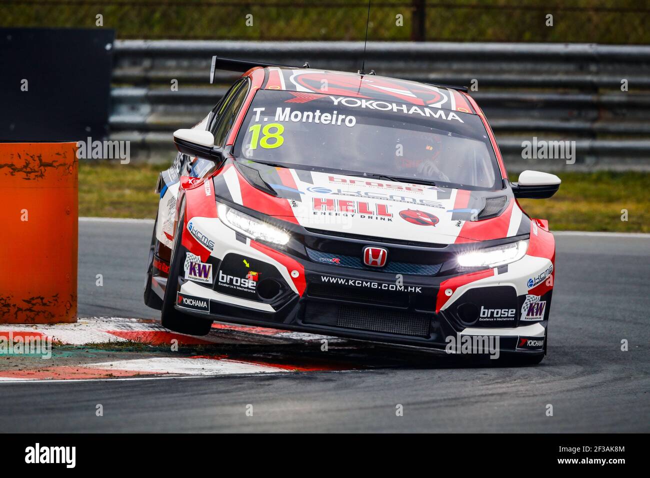 18 MONTEIRO Tiago, (POR), KCMG, Honda Civic Type R TCR, action during ...